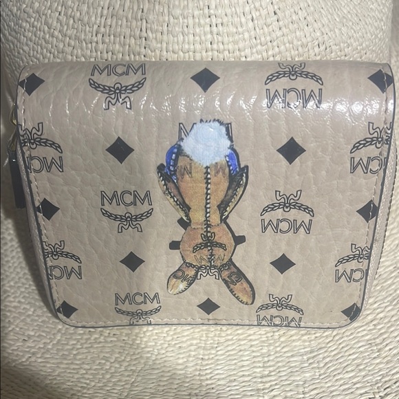 MCM | Bags | Mcm Cream Wallet | Poshmark